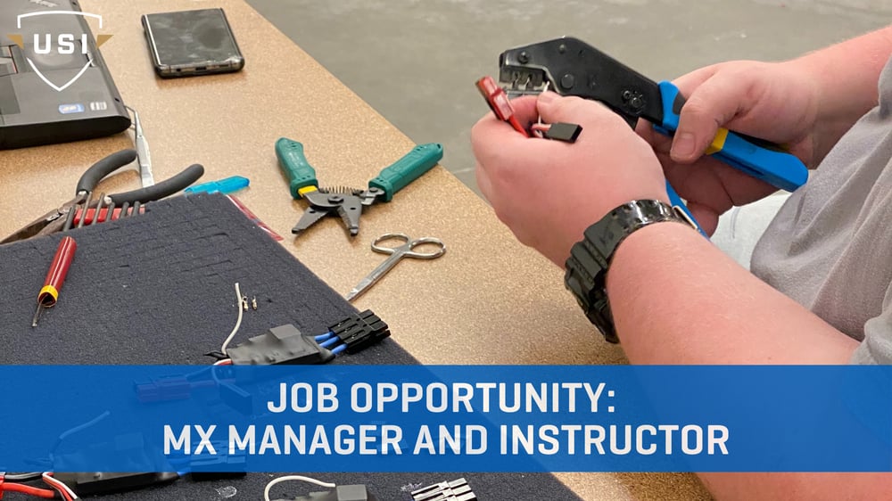 USI Job Opportunity: Maintenance Manager & Instructor